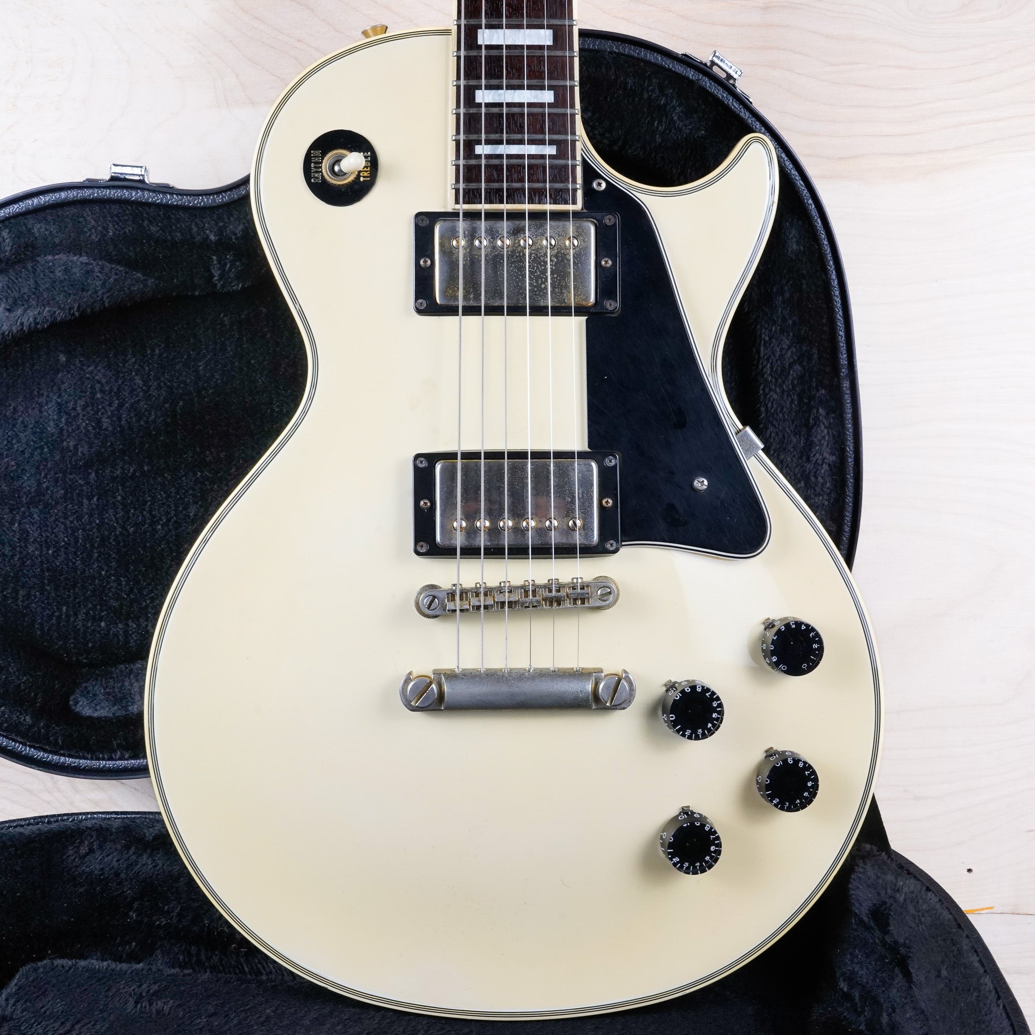 Orville by Gibson LPC Les Paul Custom 1988 Alpine White Lacquer Finish ...