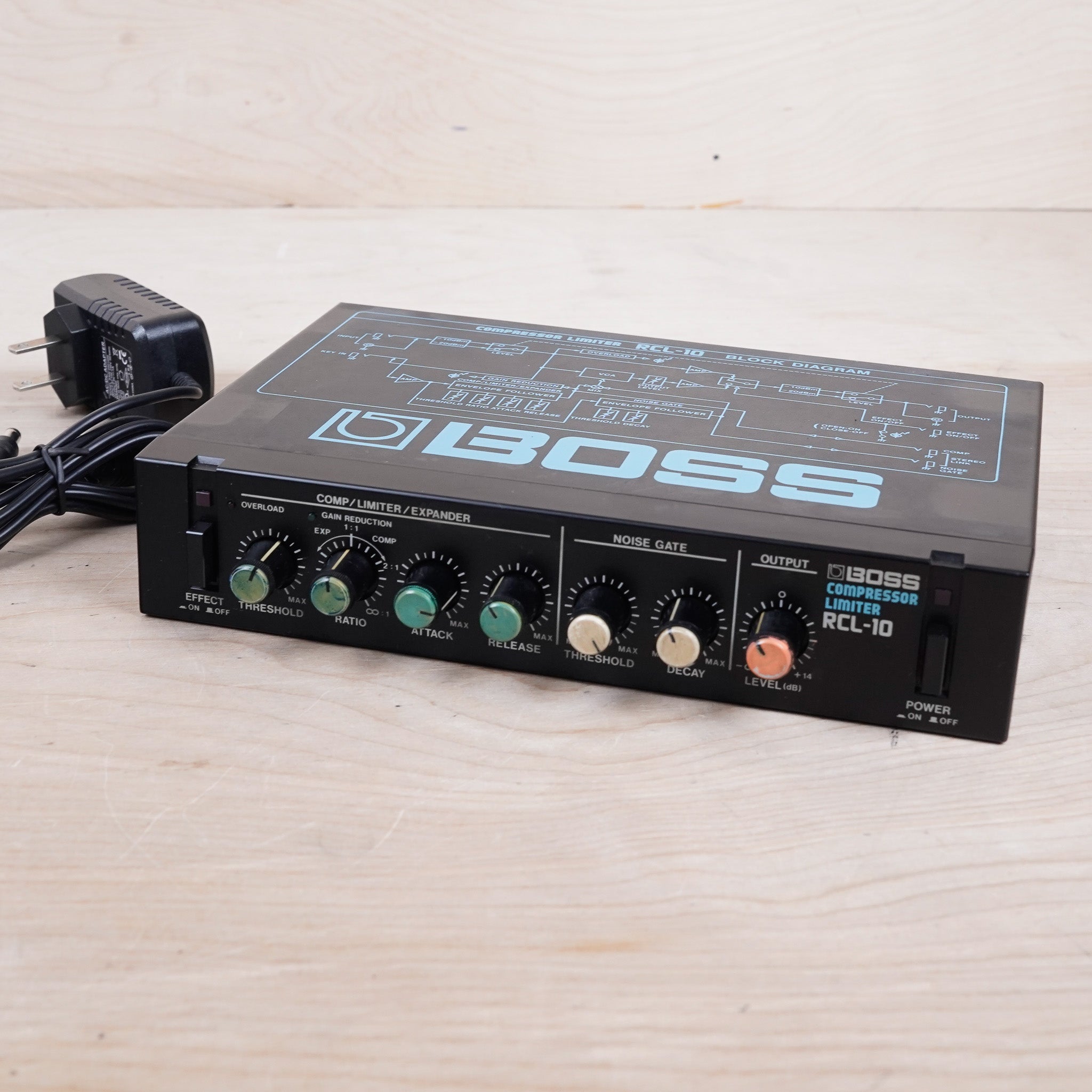 Boss RCL-10 Micro Rack Series Compressor Limiter Black Made in Japan M ...