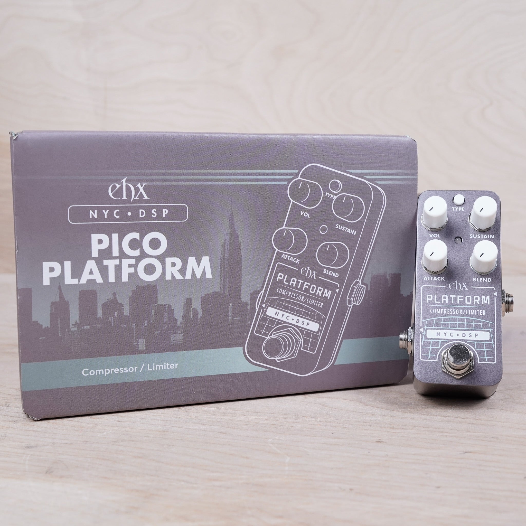 Electro-Harmonix Pico Platform Compressor / Limiter Grey Made in USA ...