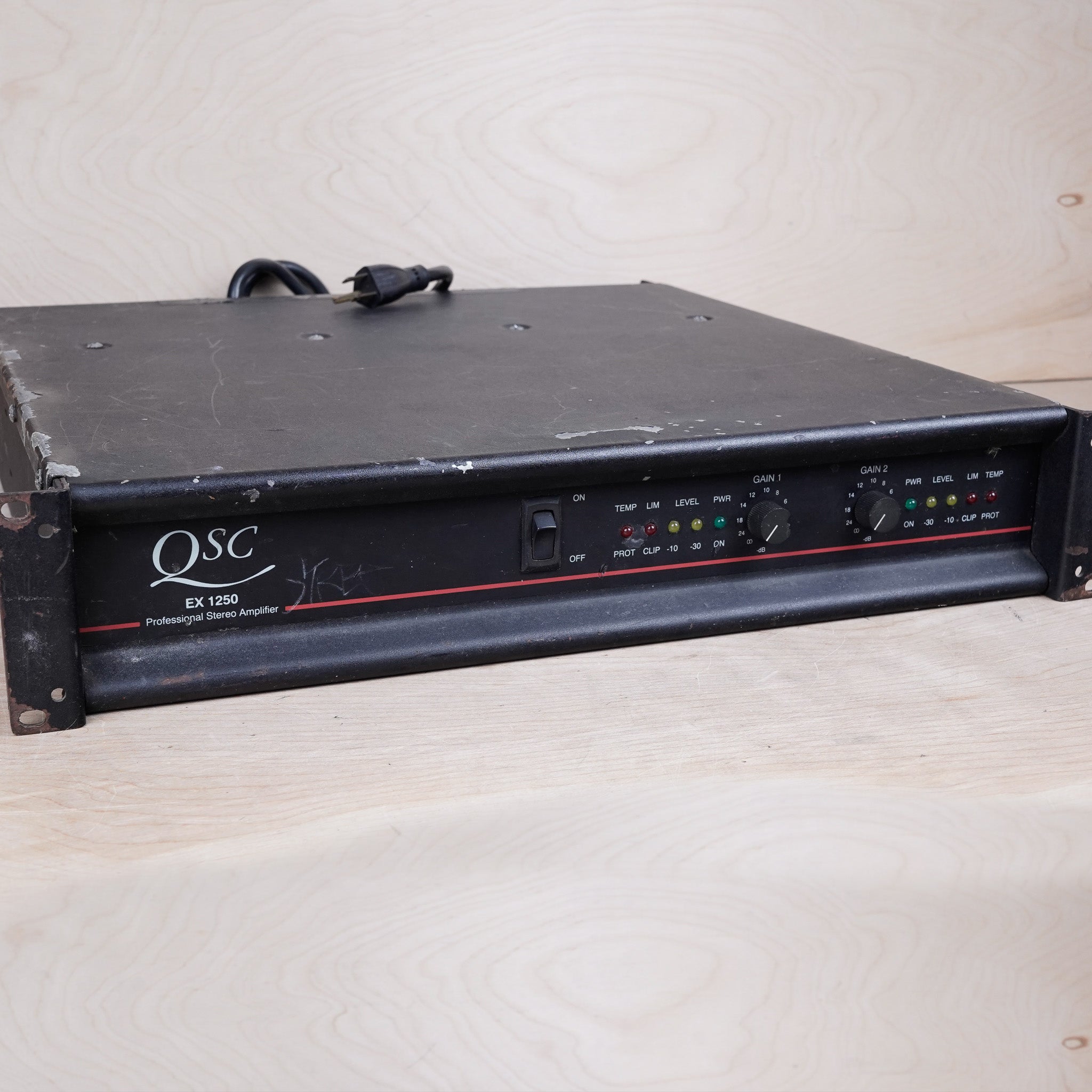 QSC EX 1250 2 Channel Commercial Power Amplifier Rackmount – A Flash ...